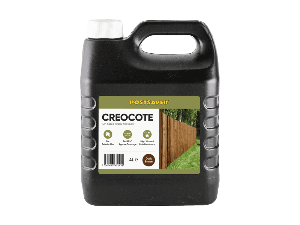 Creocote Dark Brown Wood Treatment 4 Litre | Postsaver Shop